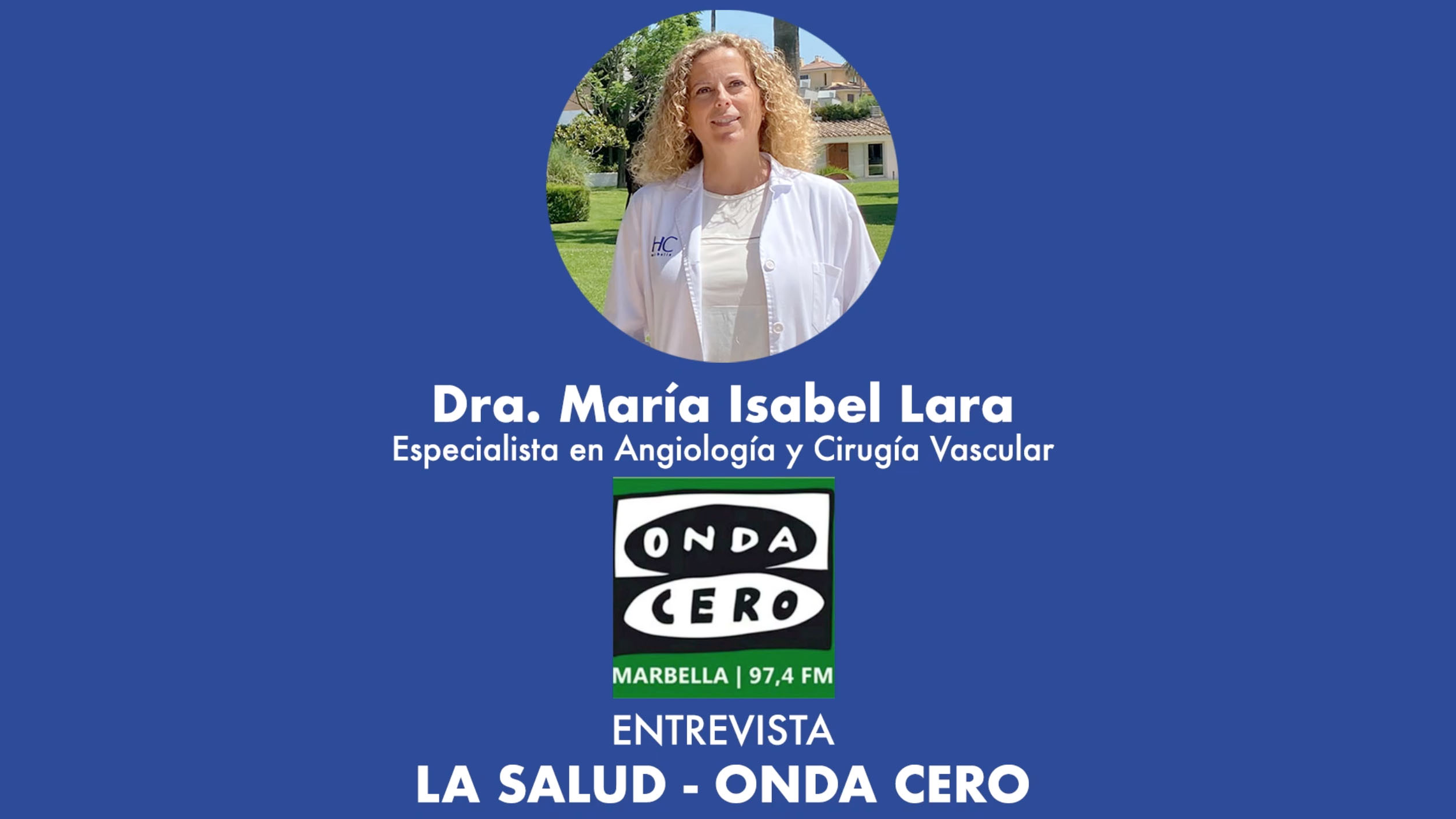 Varicose veins, by Dr. María Isabel Lara at Onda Cero Marbella - HC ...