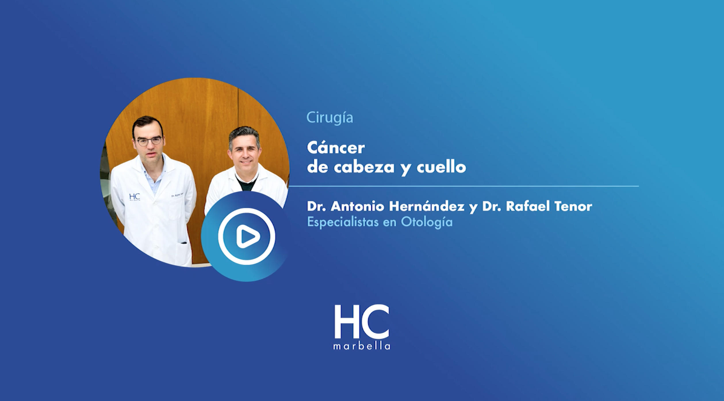 Head and neck cancer, by Dr. Antonio Hernández and Dr. Rafael Tenor ...
